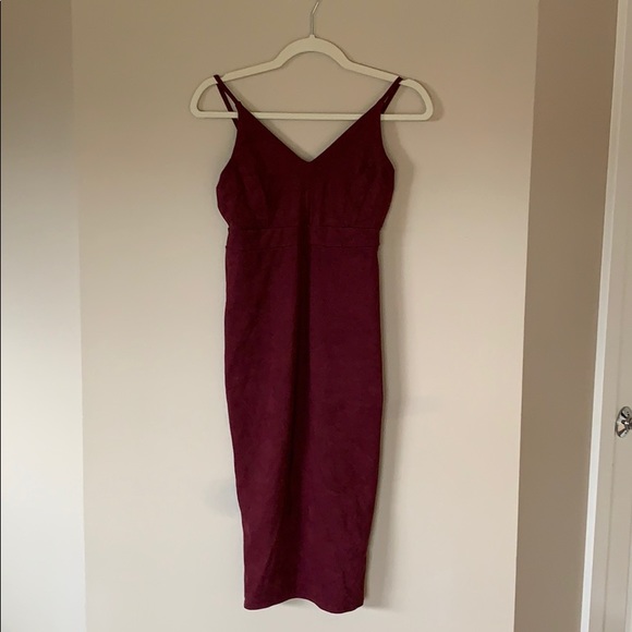 Atmosphere | Dresses | Bodycon Burgundyred Midi Dress | Poshmark